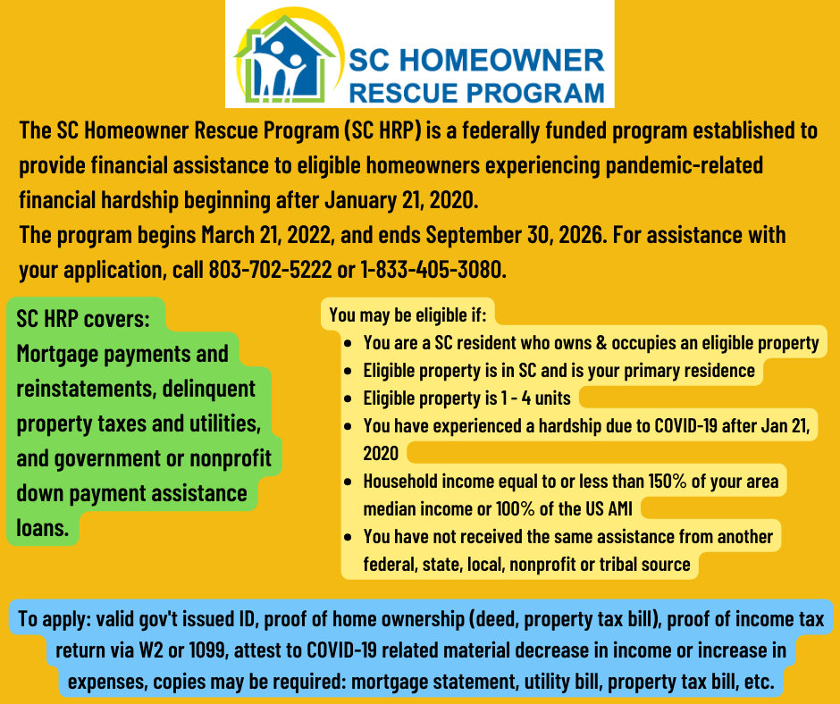 SC Homeowner Rescue Program - Town of Lamar , South Carolina