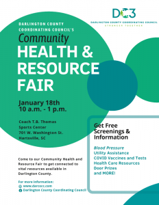 Health & Resource Fair - Town of Lamar , South Carolina