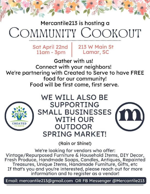 Community Cookout - Town of Lamar