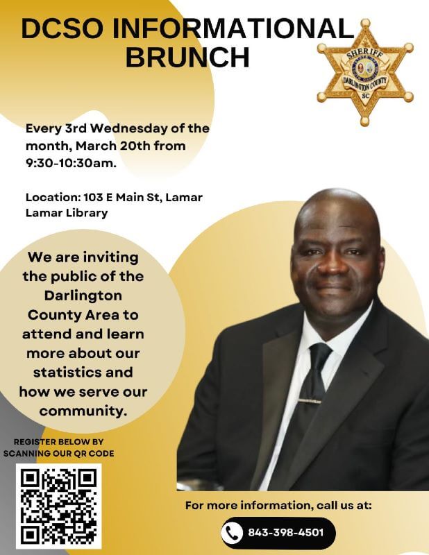DCSO Informational Brunch - Town of Lamar
