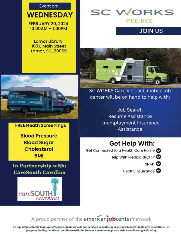 SC Works Career Event - Town of Lamar